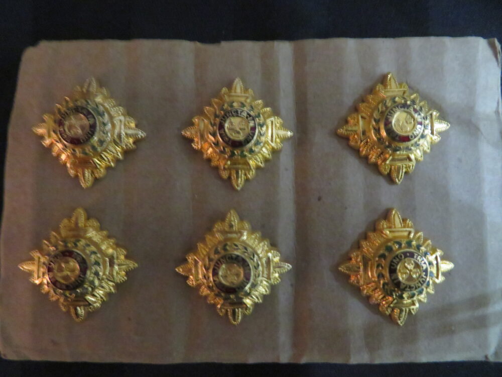 WW1 British Officer Pips Set of 6 – Original Item – Valiant Medals Canada